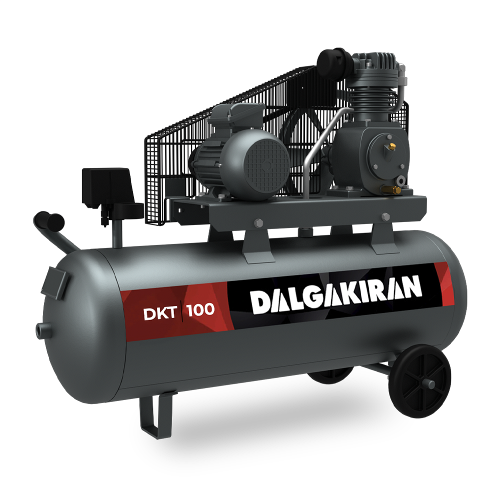 DKKC 200 - Çift Kademeli - Depolu Trifaze 400/3/50 - 15 Bar(215psi ...